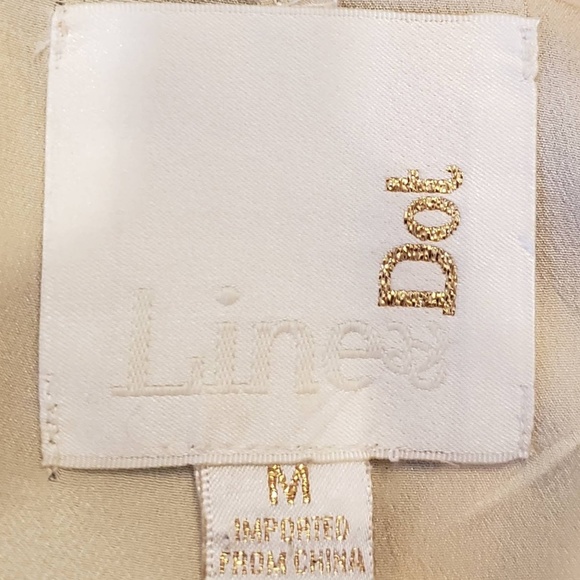 Line & Dot | Tops | Line Dot Cream Button Down Block Color Tunic | Poshmark